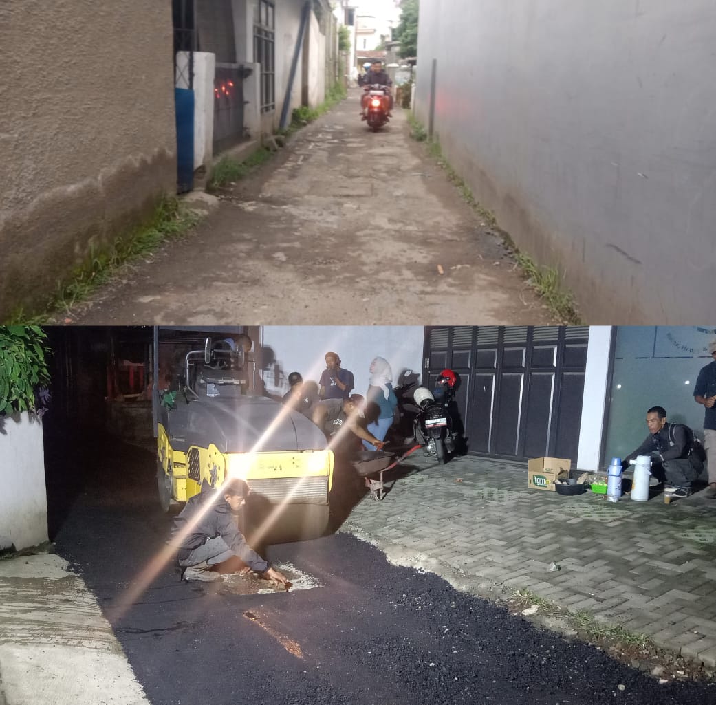 Warga RW 12 Desa Batujajar Barat Puas, Kades Erfan Hariawan, S.H ...